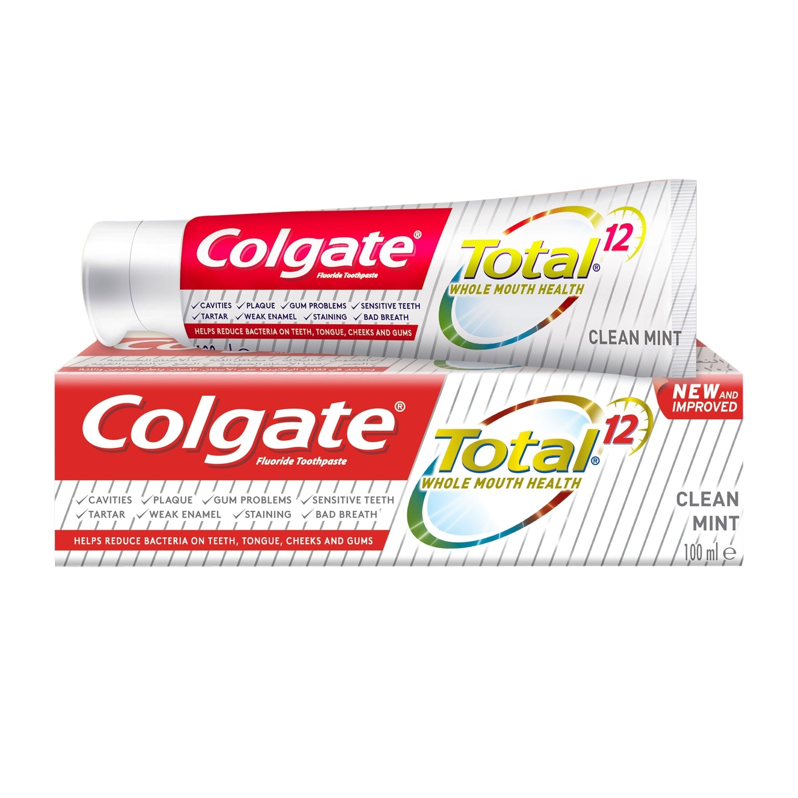 Buy Colgate Total 12 Whole Mouth Health Toothpaste - Clean Mint ...