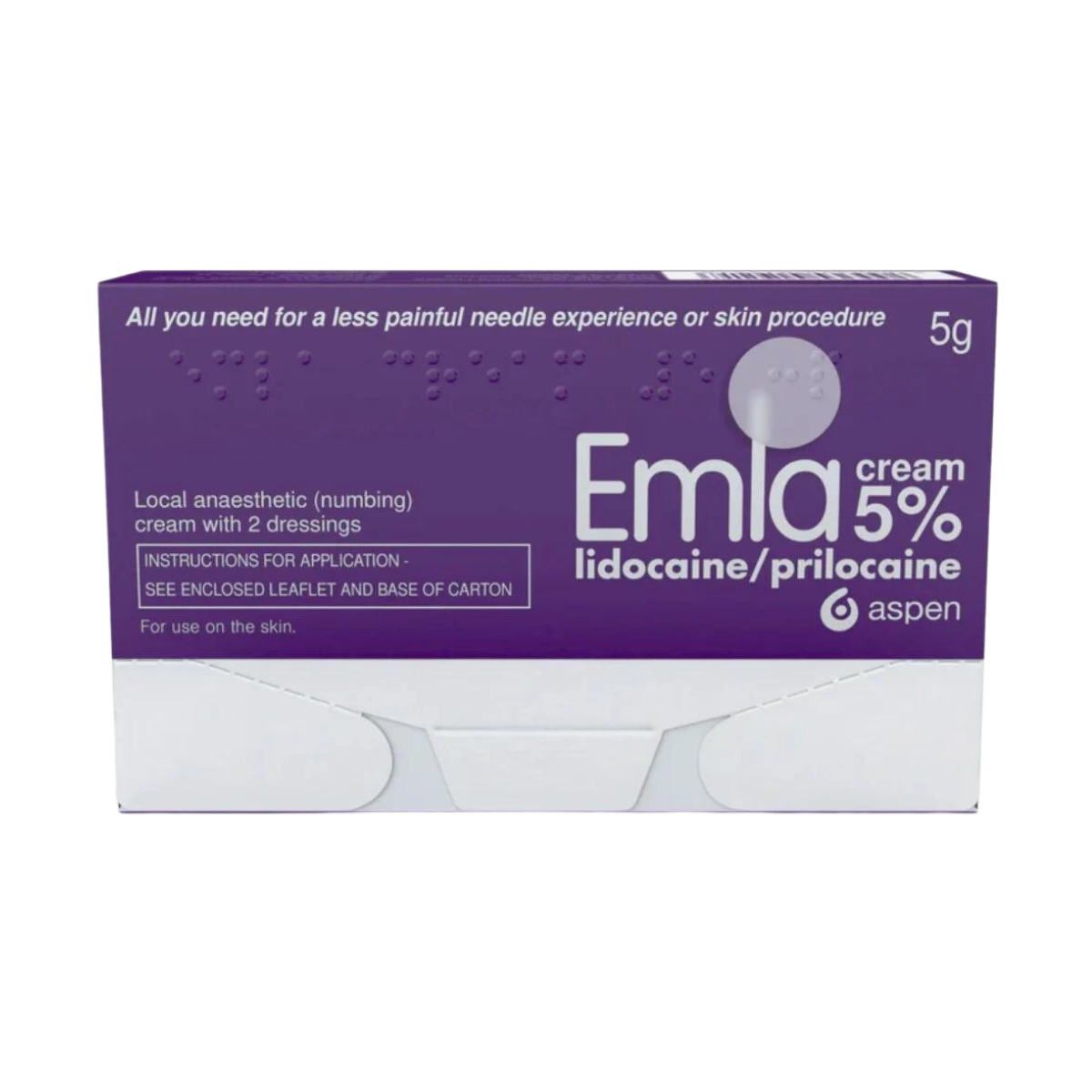 Buy Emla - Cream Tube 5g & 2 dressings (P) - Medaid Official Store ...